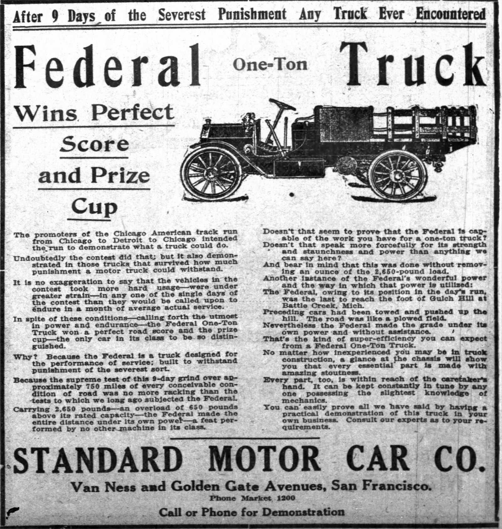 Federal Trucks – American Car Historian